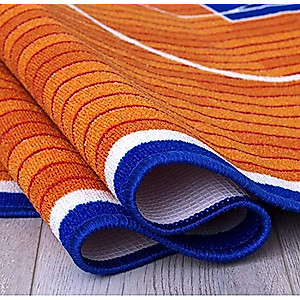 Champion Rugs Sports Theme Basketball Court Theme Area Rug Carpet (5 ft x 7 ft)