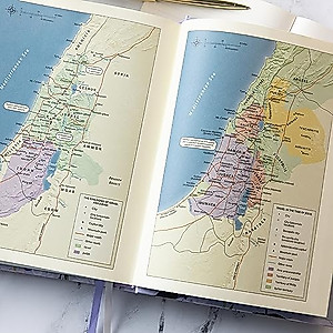 KJV Notetaking Bible, Large Print Hosanna Revival Edition, Lavender/Peach Cloth Over Board, Black Letter, Single-Column, Journaling Space, Reading Plan, Easy-to-Read Bible Slab Type