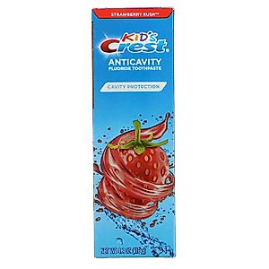 Crest Toothpaste 4.2 Ounce Kids Strawberry Rush (Pack of 2)