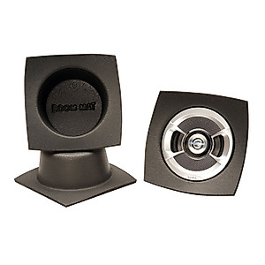 Design Engineering 050330 Boom Mat Speaker Baffles, 6.5" Round (Pack of 2), Black