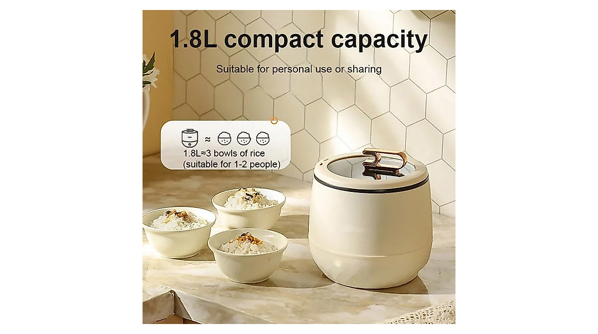 Smart Mini Rice Cooker, 2024 Upgrade Multifunctional Electric Mimi ...