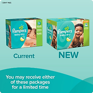 Pampers Baby Dry Diapers Size 4, 180 Count