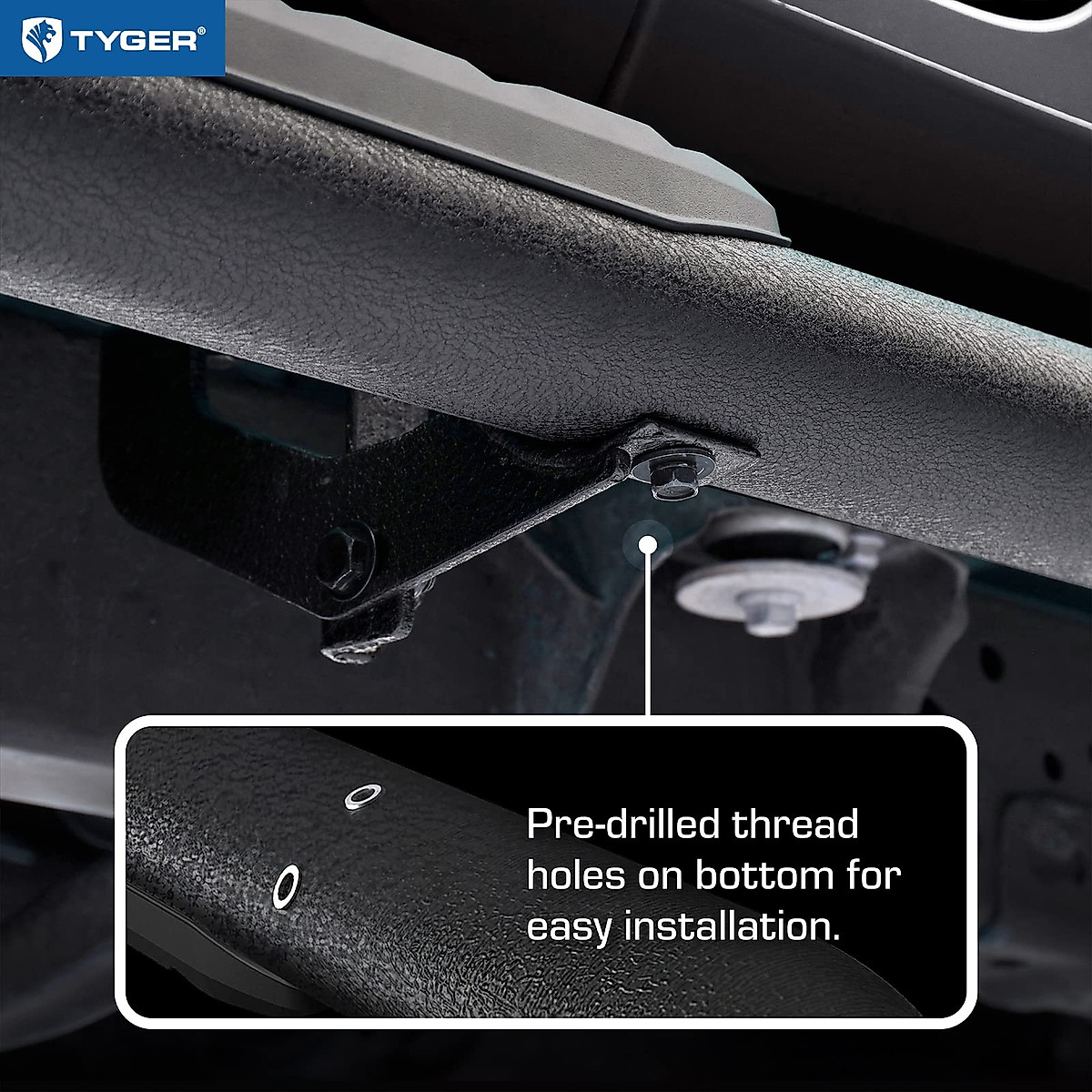 Tyger Auto 3.5" Rider Running Boards Compatible with 1999-2016 Ford F-250 F-350 Super Duty | Supercrew Cab | TG-SS2F35418 | Side Step Rail Nerf Bars