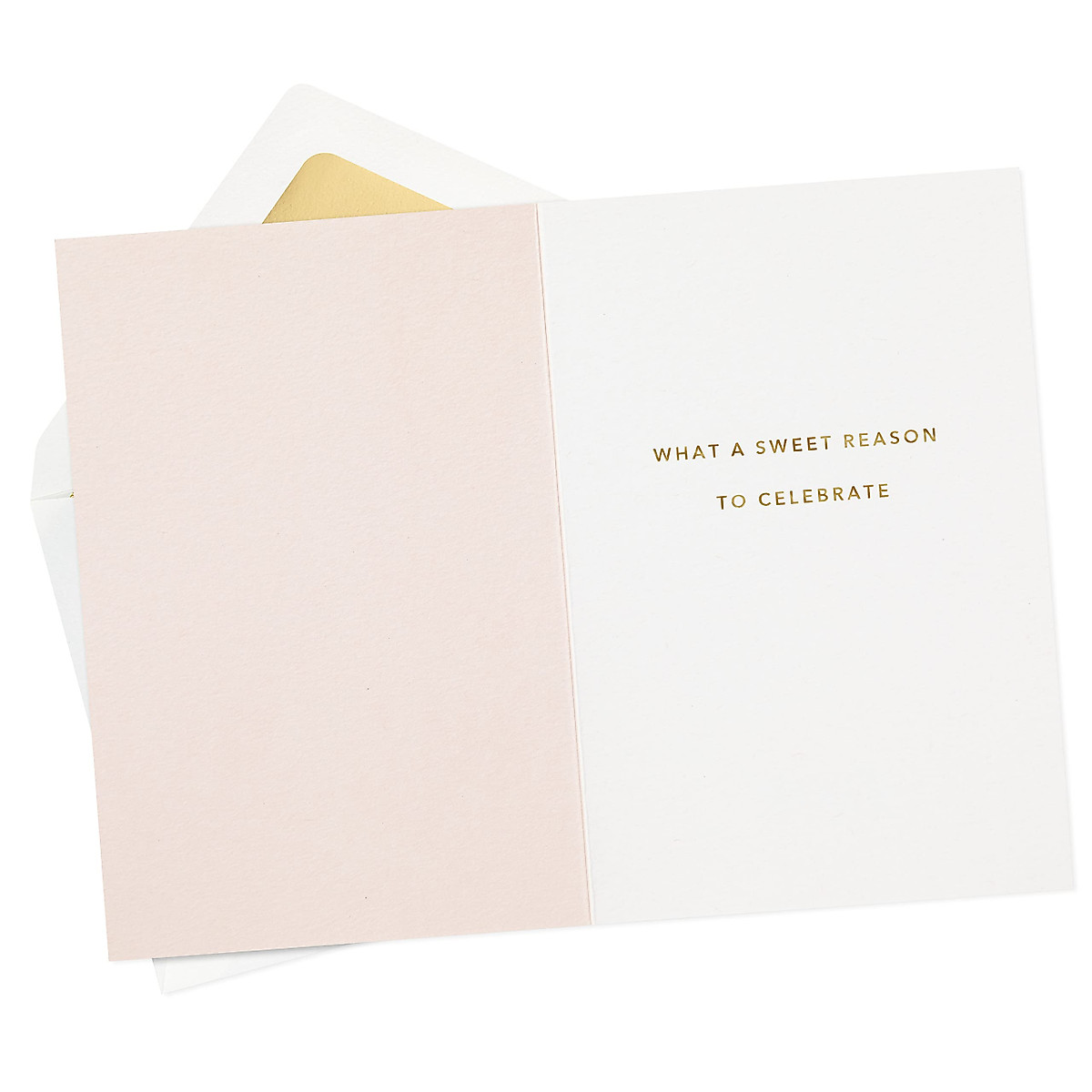 Hallmark Signature Baby Shower Card for Girl (Balloons) Welcome New Baby Girl, Congratulations