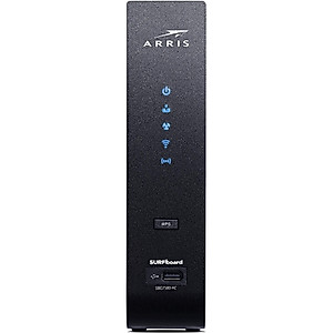 ARRIS SURFboard SBG7580AC 32x8 DOCSIS 3.0 Cable Modem / AC1750 Wi-Fi Router- Black