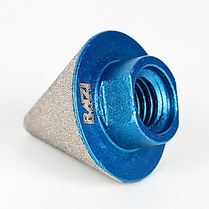 Raizi 3/16 Inch to 1-1/2 Inch Diamond Beveling Chamfer Bit for Holes Trimming Countersink Drill Bits 1 Pc