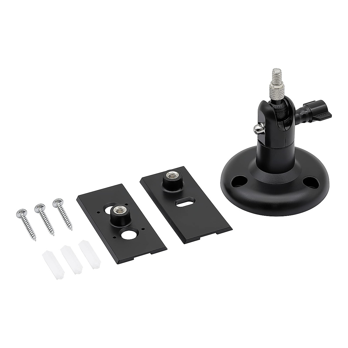 Holicfun Indoor Outdoor Adjustable Wall Mount for Ring Cameras (2-Pack, White)