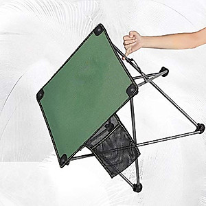 ZHYH Folding Outdoor Desk Portable Light Picnic Table Self-Driving Barbecue Tea Furniture Fishing Green Coffee Camping Table