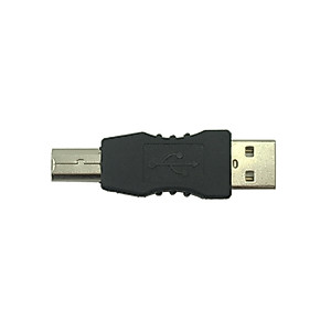 CERRXIAN USB Type A Male to USB Type B Male Connector Converter Adapter (2Pack)