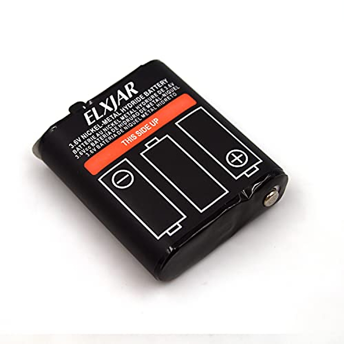 (2-Pack) 3.6V 800mAh PMNN4477AR Ni-MH Battery Pack Replacement for Motorola PMNN4477A Two-Way Radio Battery, Compatible with Motorola T200 T400 T500 T800 T600 T62 T82 T92 Series walkie-talkies