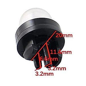 Pro Chaser 188-512 Primer Bulbs Air Purge Pump for Husqvarna Stihl Craftsman MTD 791-683974B Ryobi 683974B Oregon 49-088 Poulan P4018AV-BH P4018WM Homelite 300780004 UP04033 Troy-Bilt MC-9142-310002