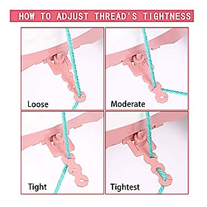FYGAIN 48 Needles Knitting Machines with Row Counter, Smart Knitting Round Loom for Adults/Kids, Knitting Board Rotating Double Knit Loom Machine Kits