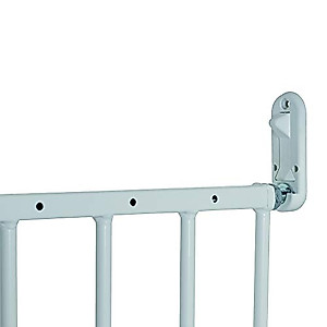 BabyDan MultiDan Metal Safety Gate, 24.6-42.2 inches, Adjustable, Wall-Mounted, Adjustable, Steel Construction, Made in Denmark