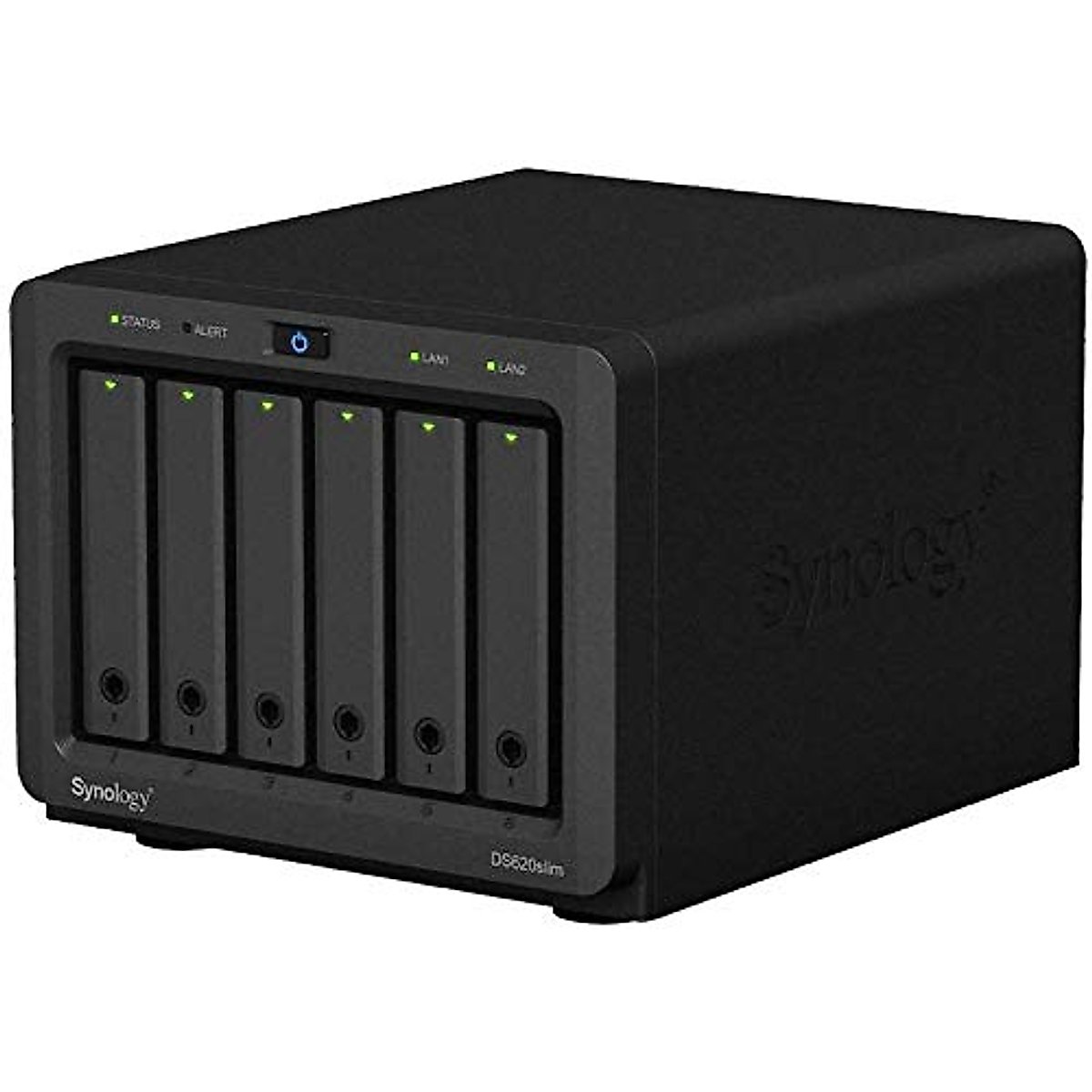Synology DiskStation DS620slim iSCSI NAS Server with Intel Celeron Up to 2.5GHz CPU, 6GB Memory, 6TB (6 x 1TB) SSD Storage, DSM Operating System