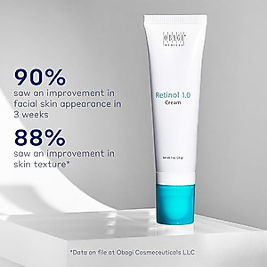 Obagi360 Retinol 1.0 Cream – High Concentration Retinol Helps Reduce the Appearance of Fine Lines and Wrinkles & Smooth Texture with Minimal Irritation – 1 oz