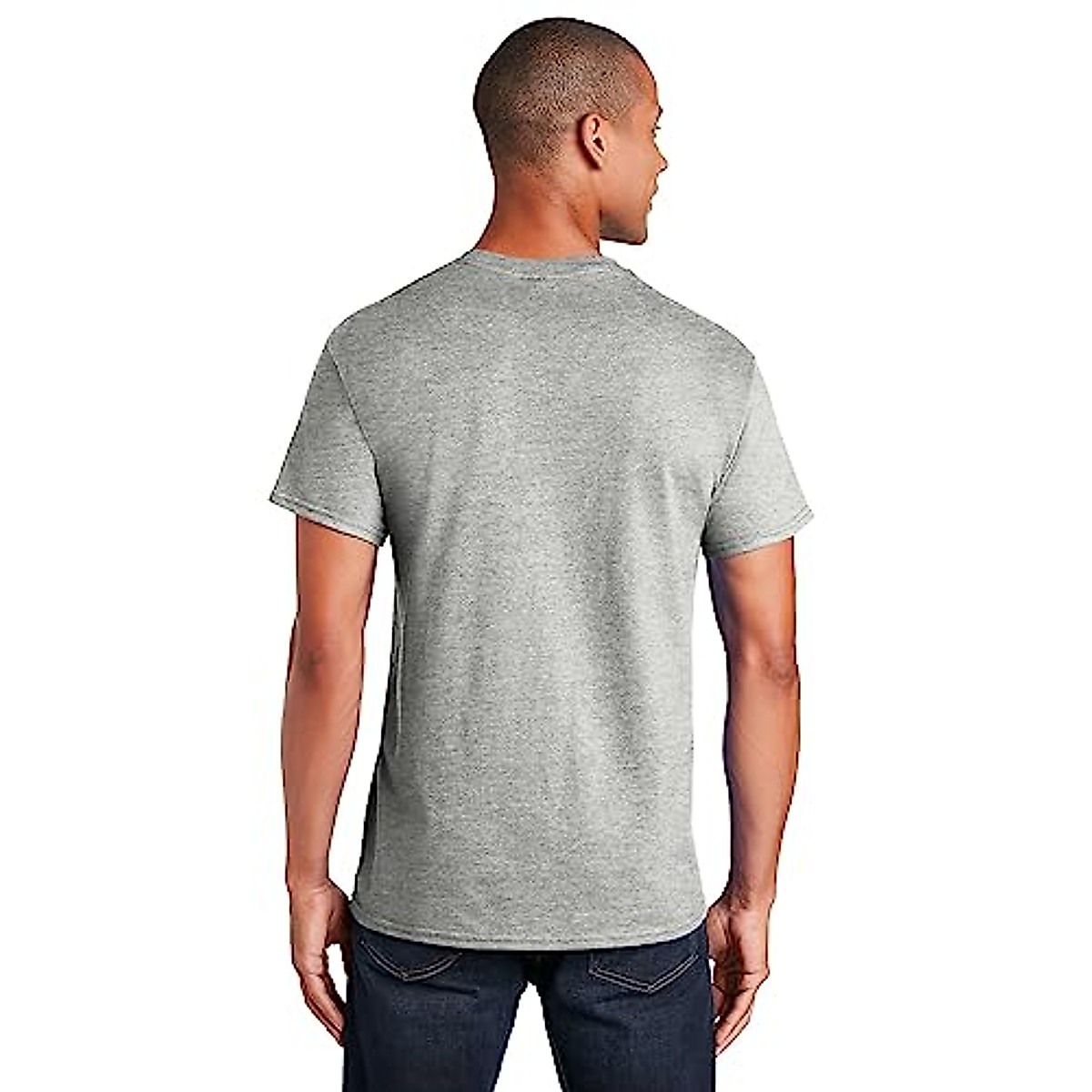 Gildan Men's Ultra Cotton T-Shirt with Pocket, Style G2300, 2-Pack, Sport Grey, Large