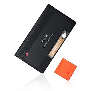 Arsvita VHS/VCR Head Cleaner Tape, Video Head Cleaning Kit for VHS/VCR Players, Wet Type, ARVC-3