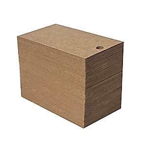 400 Pack Earring Cards - Earring Card Holder - Custom Earring Cards for Earring Display - Hanging Earrings - Bulk Earring Cards - 2 x 3.5 Inches - Brown (Pack of 400)