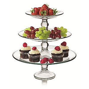 Selene 3 Tier Glass Platter