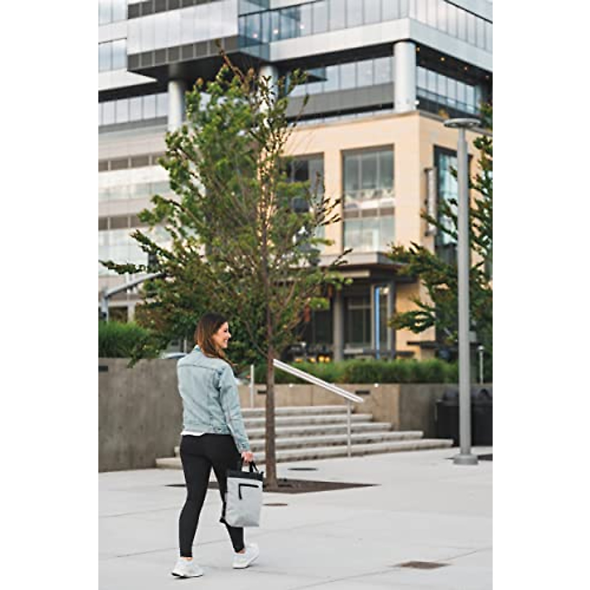 Sherpani Geo, Anti Theft Medium Crossbody Bag, Tote Bag, Travel Bag, Shoulder Bag, Purses for Women (Sterling)