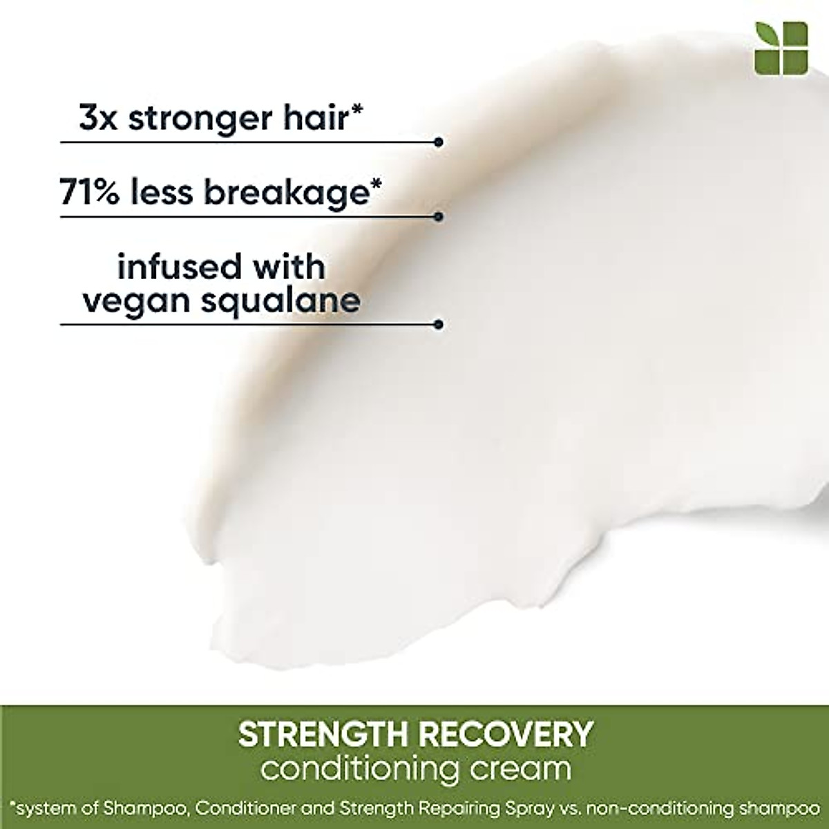 BIOLAGE Strength Recovery Shampoo | Gently Cleanses & Reduces Breakage | For Damaged & Sensitized Hair Types | Vegan | Cruelty-Free | Valentines Day Gift For Her