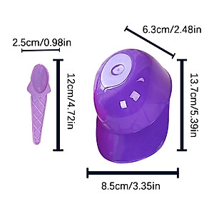 LIANGYAN Baseball Hat Ice Cream Bowl | Baseball Bowl With Spoons - Helmets Chip Bowl, Ice Cream Sundae HelmetssBaseball Helmets Cups For Party