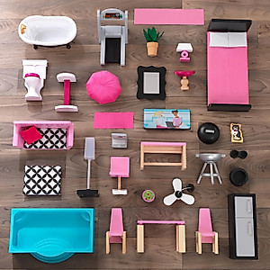 KidKraft Wooden Dollhouse Shimmer Mansion for 12" Dolls