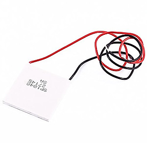 Akozon 40 40mm Thermoelectric, 1/3/5/10PCS SP1848-27145 Power Generator Cooler Peltier Heatsink Cooling thermoelectric Generator thermogenerator TEG 40x40mm 150℃ Plate Module