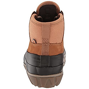 Bogs Womens Classic Casual Lace Leather Boot Snow, Cognac Multi, 7