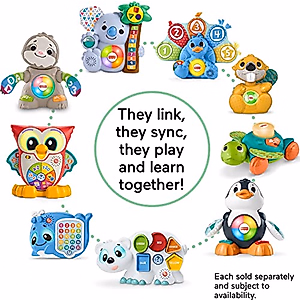 Fisher-Price Linkimals Learning Toy 123 Activity Llama With Interactive Music & Lights For Baby & Toddler Ages 9+ Months