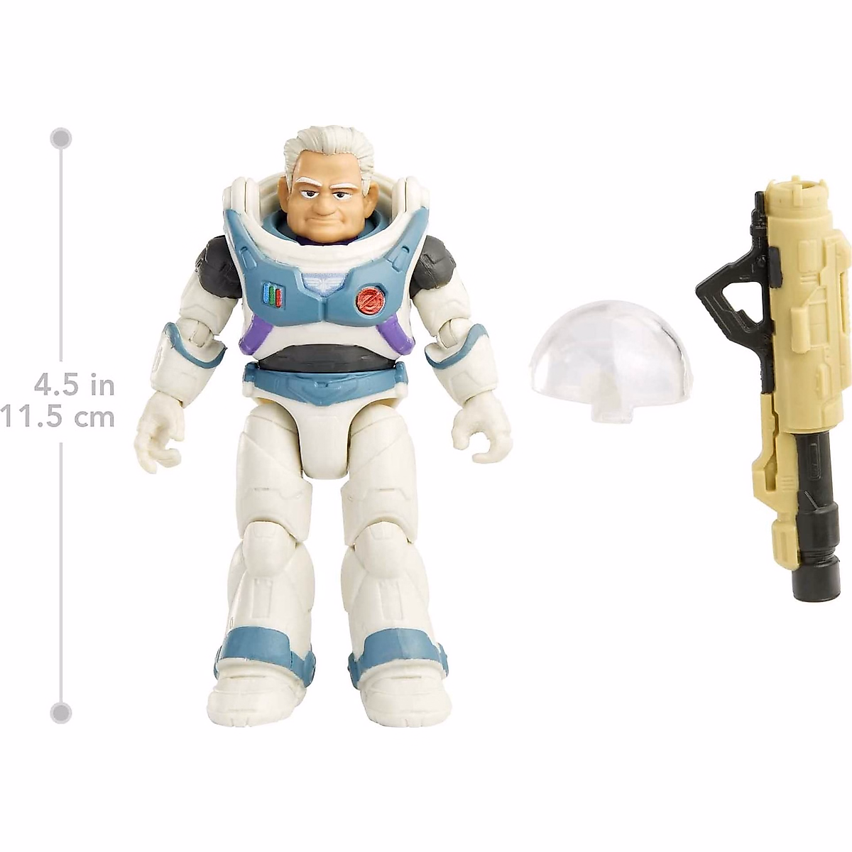 Mattel Disney and Pixar Lightyear Space Ranger Alpha Darby Steel Action Figure, 14 Points of Articulation & Accessories, 5-in Scale
