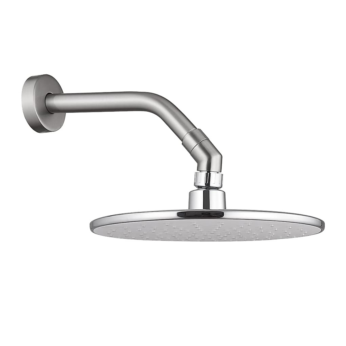 Worldwhere 135 Degree Shower Elbow Adapter, Handhold Shower Head Elbow Adapter,Brushed Nickel