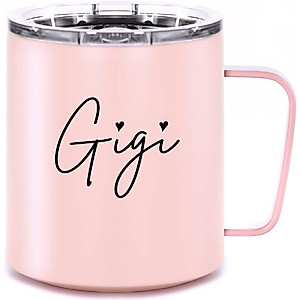 VIOLET & GALE Gigi Gifts for Grandma 12oz Lovely Gigi Coffee Mug for GG from Grandkids Gigi to Be Travel Tumbler Cup
