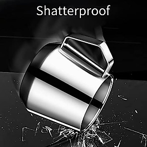 SANQIAHOME 14 Oz Classic Double Layer Anti Scalding Stainless Steel Mug, 2 Pieces/Set