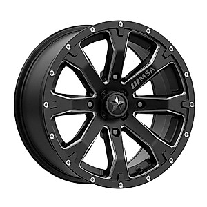 MSA Offroad Wheels MA42 15X7 4X156 S-BLK MILL 10MM - M42-05756