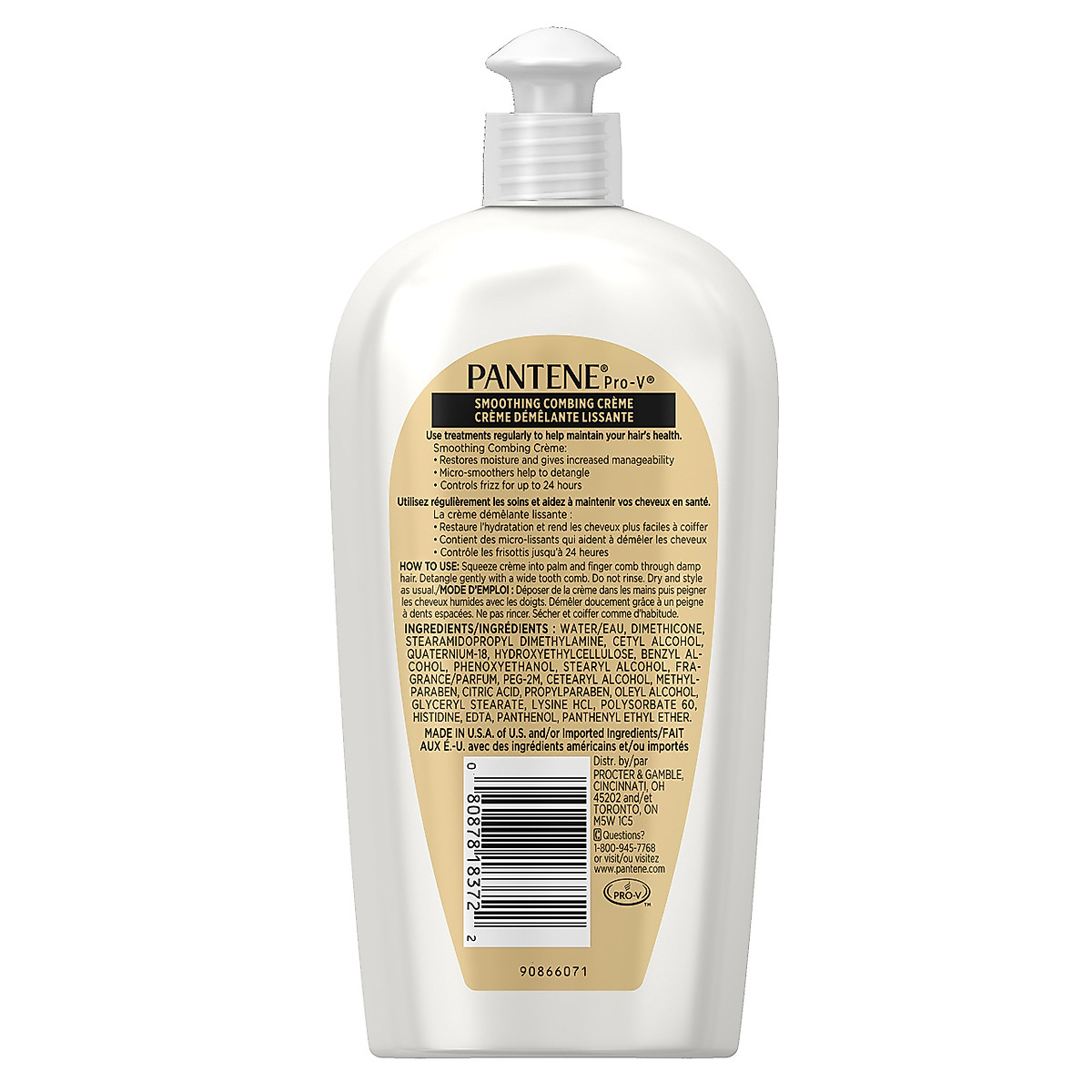 Pantene Smoothing Combing Creme, 6.7 Fluid Ounce