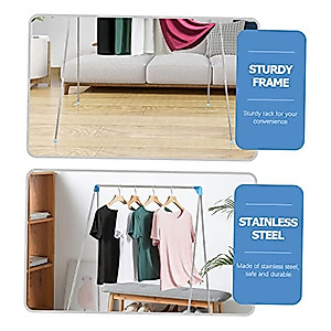 Didiseaon Drying Rack Collapsible Clothes Rack Foldable Laundry Rack Clothing Storage Rack Travel Clothes Space- Saving Laundry Garment Bags for Travel Stainless Steel Rack Coat Rack Hanger
