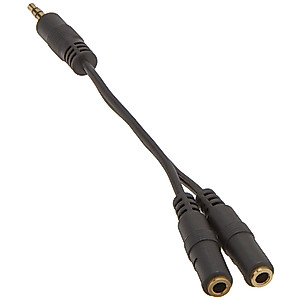 iMBAPrice iMBA-SLIM-Splitter Speaker and Headphone Splitter Stereo 1 Male to 2 Female