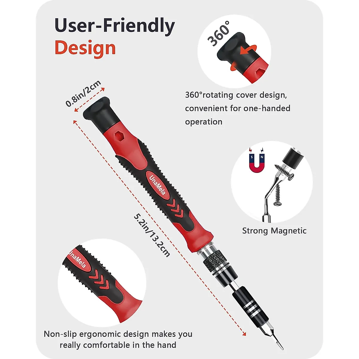 Precision Screwdriver Set, Computer Repair Tool Kit, 146 PCS Laptop Screwdriver Kit with 123 Bits, Magnetic Mat, Magnetizer, for iPhone, MacBook, PC, Tablet, PS5, Xbox, Switch, Game Console