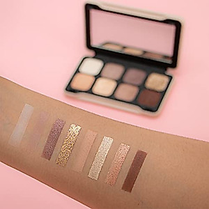 Makeup Revolution, Forever Flawless Dynamic, Eyeshadow Palette, Serenity, 8 Shades, 8g