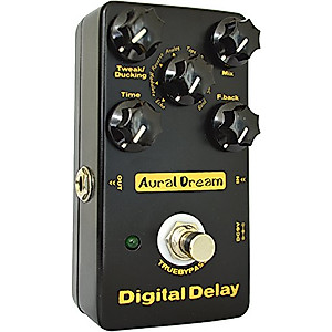 Aural Dream Digital Delay Guitar Effect Pedal provides Tape delay,Analog delay,Band delay,Reverse delay,Ducking delay and Sweep delay,True bypass.