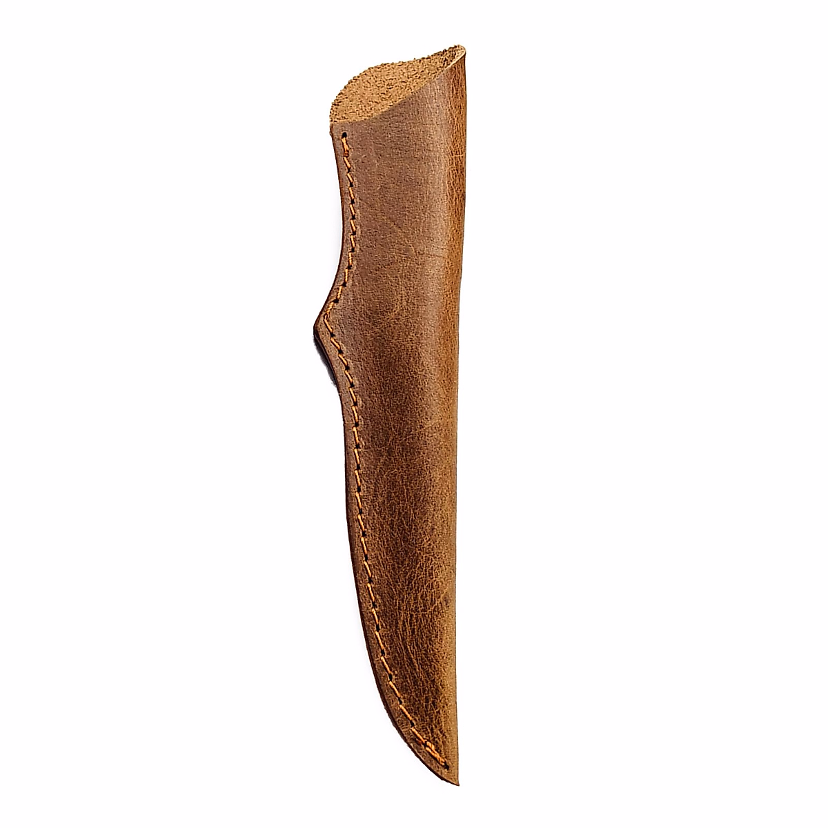 Cowhides Leather Straight Case Sheath For Kitchen Fruit Outdoor Tool Holsters Storage Bag Knives