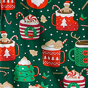 The Children's Place Baby Toddler 2 Piece Family Matching, Christmas and Holiday Pajama Sets, Cotton, Coco Mugs, 12-18 Months