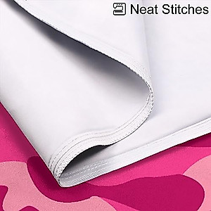 Camo Camouflage Pattern Satin Pillow Cases Silk Satin Pillowcase for Hair and Skin Standard Set of 2 Super Soft Silk Pillowcase with Envelope Closure (20x26 in)