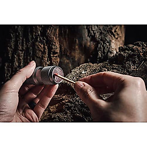 EXOTAC - MATCHCAP XL Waterproof Camping Match Kit Holder with Integrated Striker (Blaze Orange)