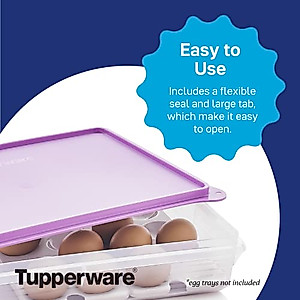 Tupperware Brand Snack-Stor Large Rectangular Food Storage Container + Lid, 3.6L (14¾ Cup) - Airtight, Dishwasher Safe & BPA Free