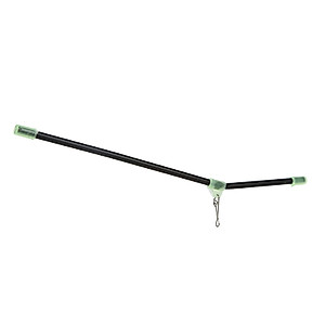 Milltrip Trolling Tube Fishing Lures, 20Pcs Plastic Sea Fishing Anti Tangle Feeder Boom with Snaps Tube Balance Connector for Cod Fishing Teaser Saltwater Game Fish