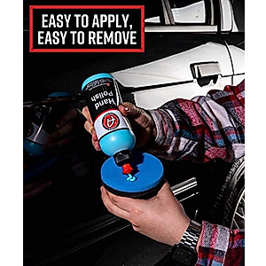 Adam’s Hand Polish Paint Revive | Ultimate Top Coat Polish & Glaze Infused with Polymer Protection Wax Sealant | Correct, Finish, & Protect New Mirror Like Finish All-in-One Formula (12oz)