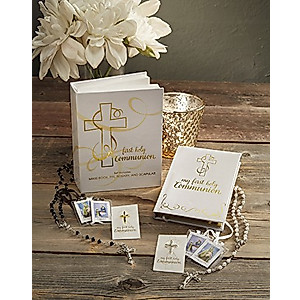 Creative Brands Faithworks - Abundant Grace First Communion Gift Set, 5-Piece, Boy