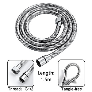 Handheld Toilet Bidet Sprayer for Toilet,Brass Handheld Spray for Cloth Diaper Sprayer,Toilet Bidet Sprayer Kit with Stainless Steel Hose,Chrome